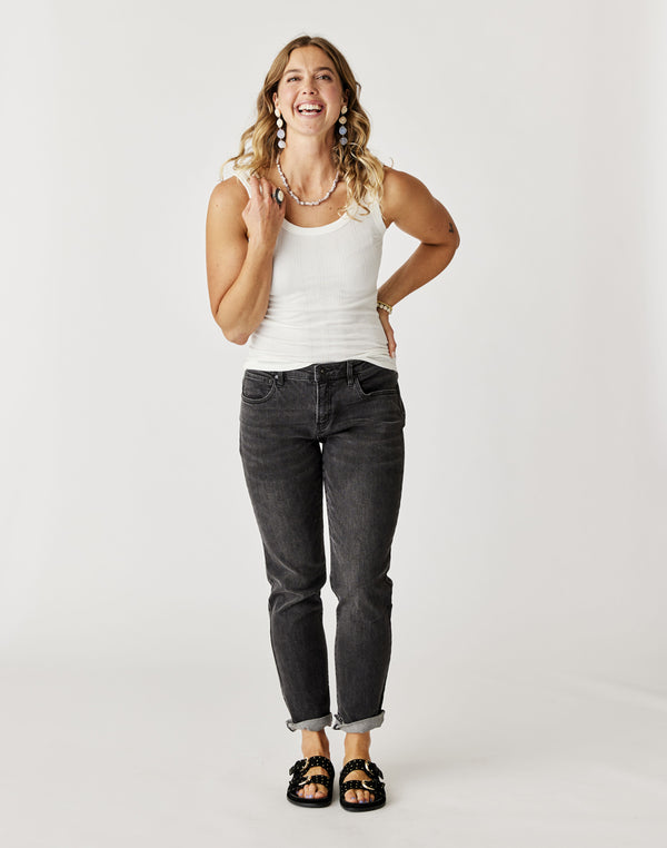 Carson Jean Washed Black Mid Rise Denim | Carve Designs